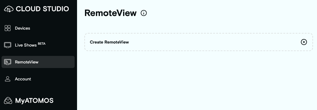 Atomos Cloud Studio - RemoteView – Support - Atomos