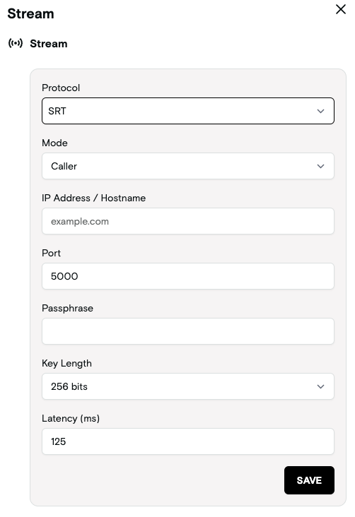 ACS 2.0 - SRT and Other Output Set up Configurations – Support - Atomos